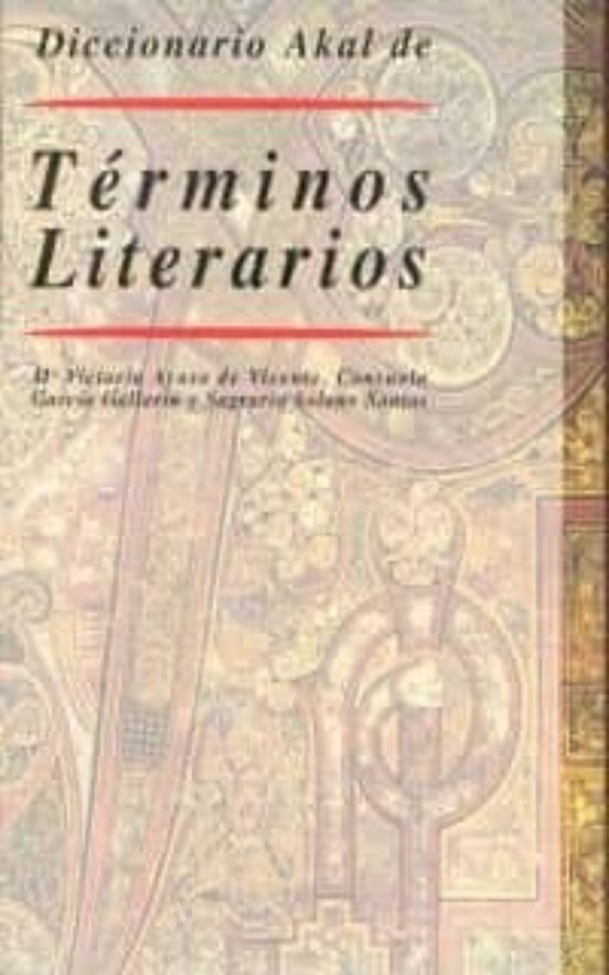 DICCIONARIO DE TERMINOS LITERARIOS | VV.AA. | Casa del Libro