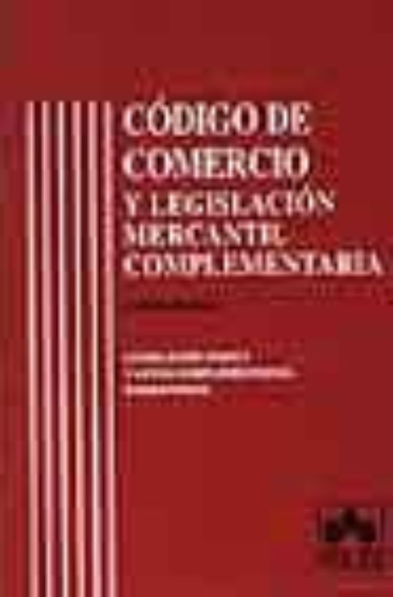 CODIGO DE COMERCIO Y LEGISLACION MERCANTIL COMPLEMENTARIA (8ª ED. 2003) de VV.AA. | Casa del Libro
