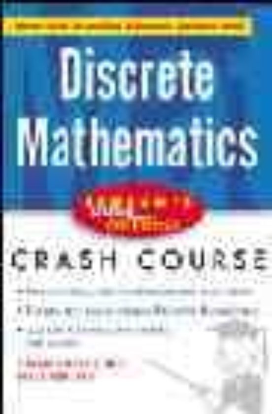 SCHAUM S EASY OUTLINE OF DISCRETE MATHEMATICS | SEYMOUR LIPSCHUTZ ...